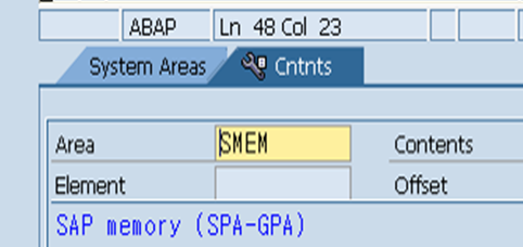 ABAP & SAP Memory 정리 : 네이버 블로그